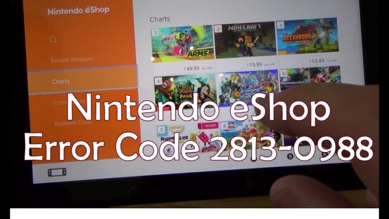 How to Fix Nintendo eShop Not Available [Error Code 2813-0988] | AxeeTech