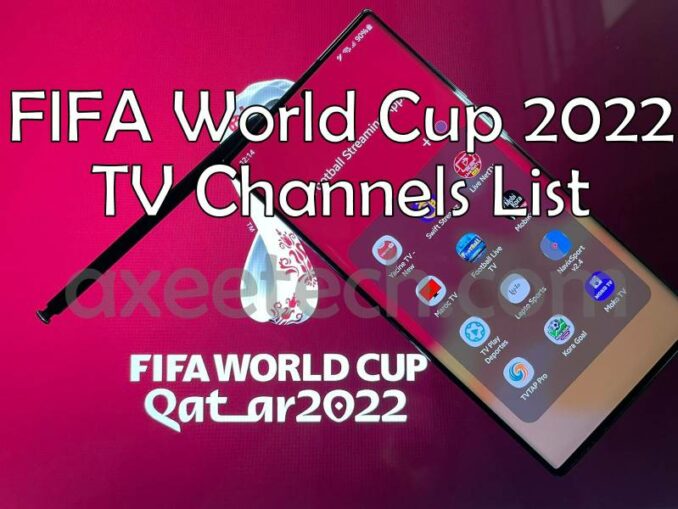 A Complete FIFA World Cup 2022 TV Channels Broadcast list, Live ...