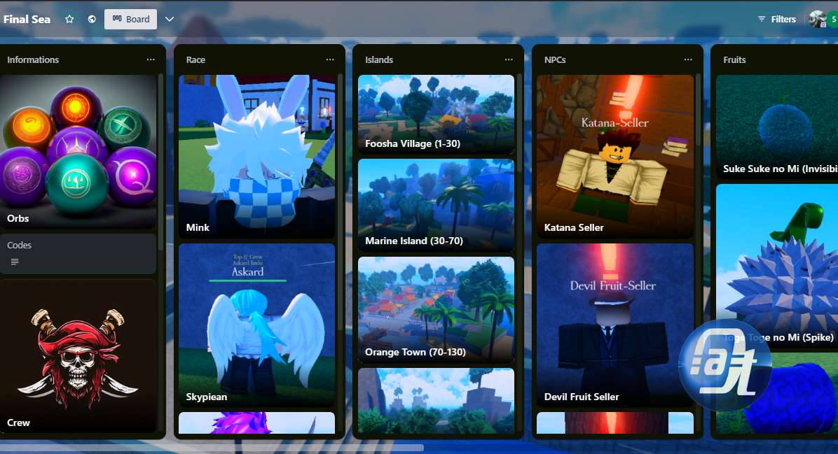 Final Sea Trello Link, Codes and Wiki. [ November 2025] | AxeeTech