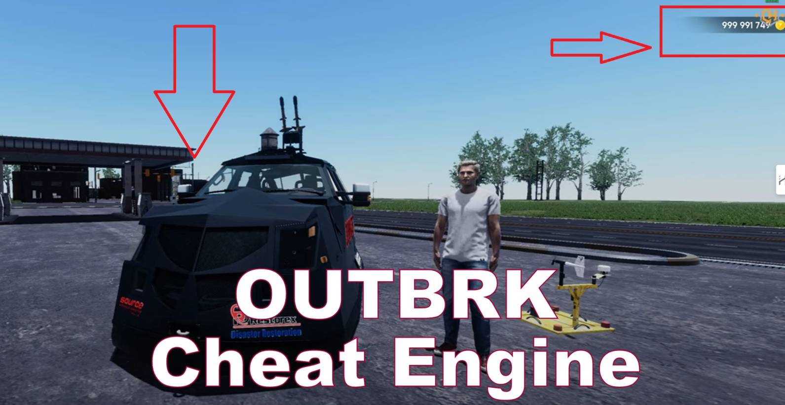 Outbrk Cheat Engine: Get unlimited Money/Cars/Fuel. | AxeeTech