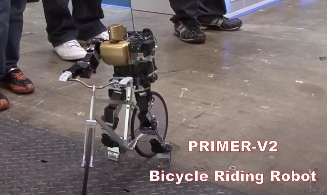 Beyond Human Limits with PRIMER-V2 the Bicycle Riding Robot | AxeeTech