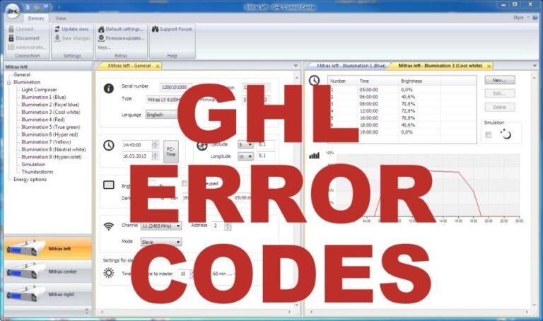 How to Remove Error Code Numbers from GHL Devices: All GHL Error Codes Fixed | AxeeTech