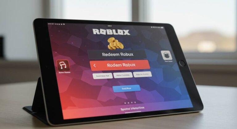 How to Redeem Robux on iPad [Robux Gift card ipad] | AxeeTech