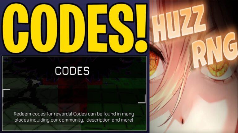 Huzz RNG Codes [ September 2025] | AxeeTech [ September 2025]