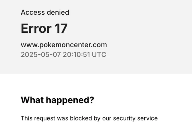 Guide to fix Pokemon Center Error 17 [Payment Fixes] | AxeeTech
