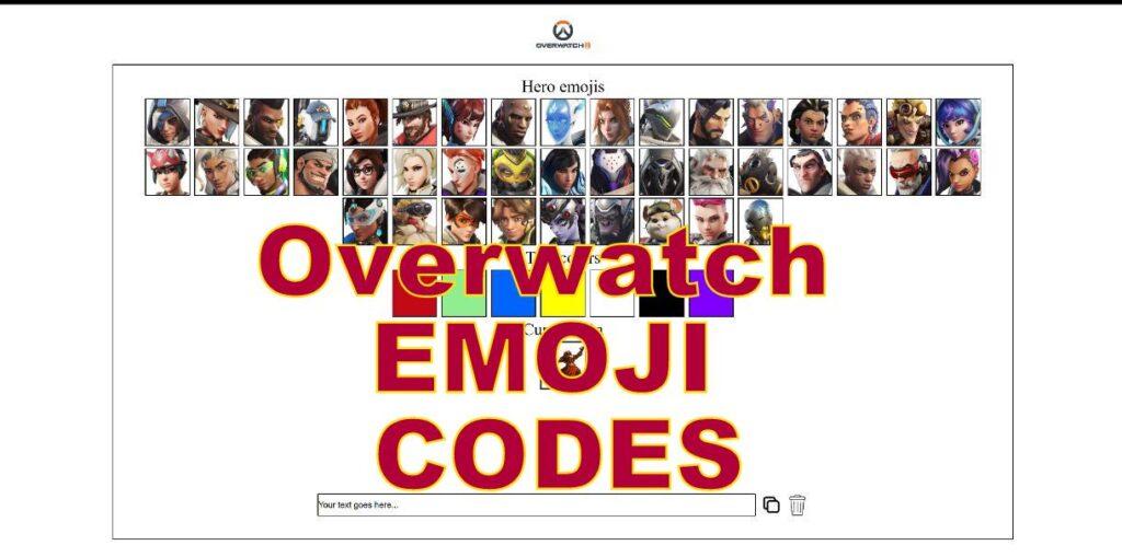 Overwatch Emoji Codes: Chat with new text Colors, icons, 2D/3D Art and ...
