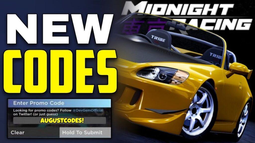 Midnight Racing Tokyo Codes [January 2026] | AxeeTech