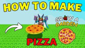 How to make Pizza GAG [Grow A Garden Pizza Recipe] | AxeeTech