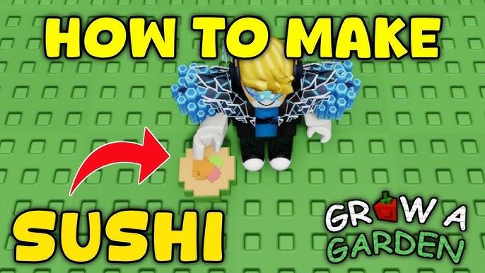 How to Make Sushi GAG [Grow A Garden Sushi Recipe] | AxeeTech