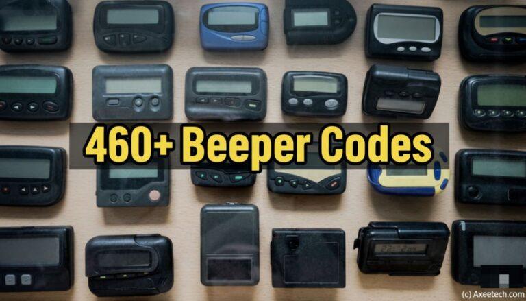 460+ Beeper Codes List [December 2025] A Complete Dictionary of Lost ...