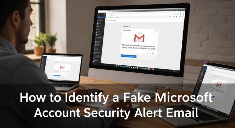 Microsoft Account Security Alert Email: How to Identify its Scam or ...