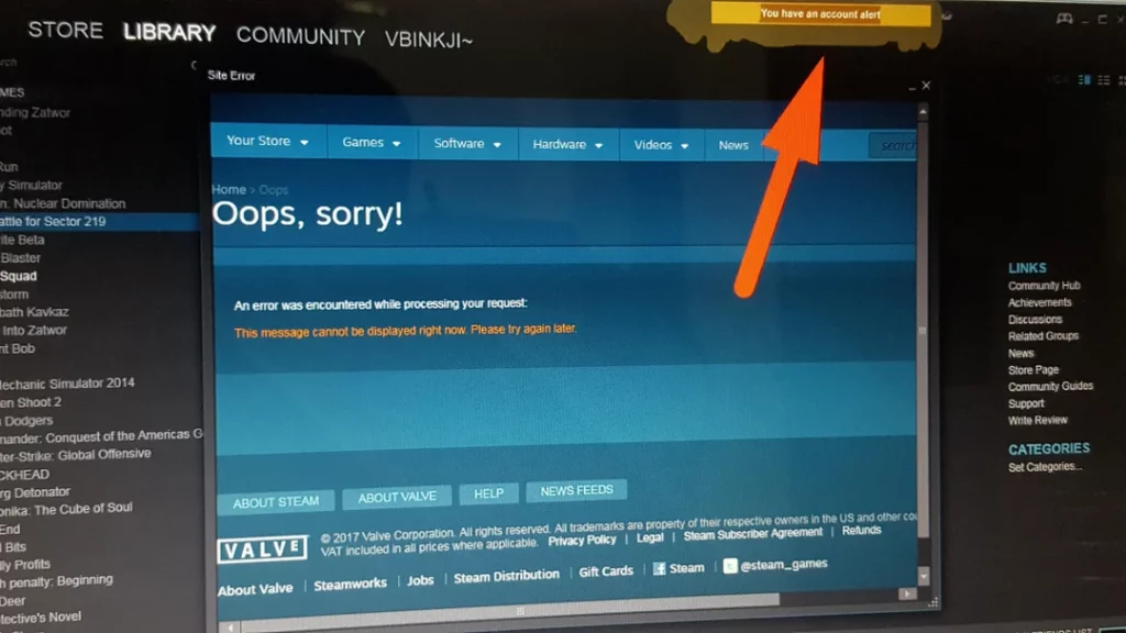 What To Do With "You Have an Account Alert" On Steam? | AxeeTech
