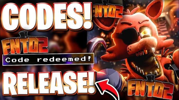FNTD 2 Codes [December 2025] Five Nights TD 2 New Update. | AxeeTech