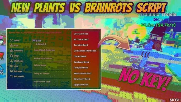 10 Best Plants vs Brainrots Scripts Keyless | AxeeTech