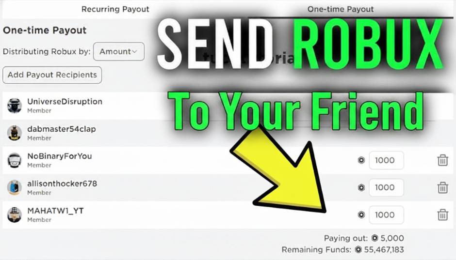 How to Give Robux to Friends on Roblox (Easy Methods 2025)