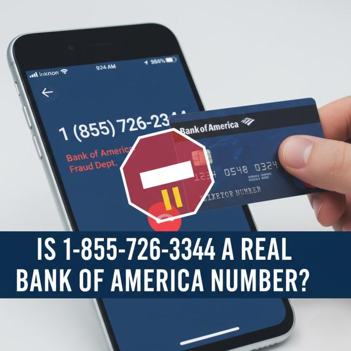 Is 1-855-726-2344 a Bank of America Number? Verify 2026
