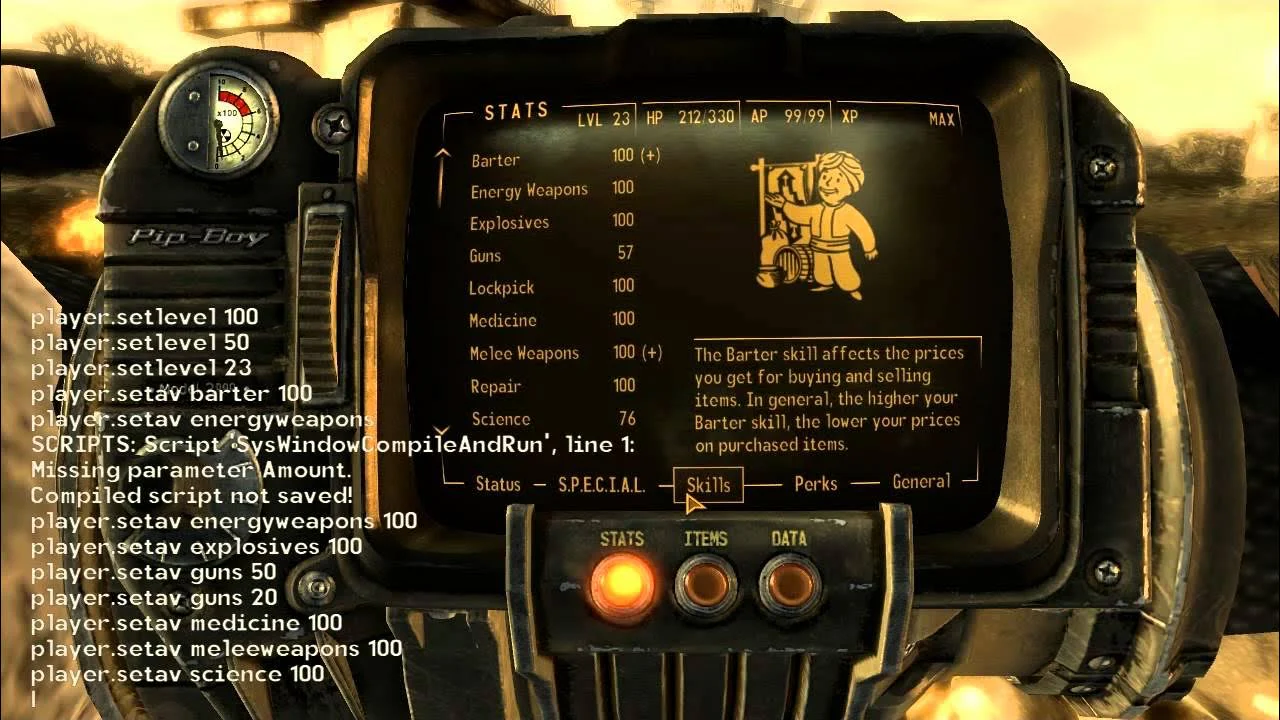 Fallout New Vegas Cheat Codes [December 2025] | AxeeTech