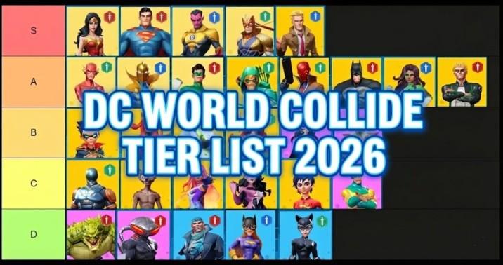 DC World Collide Tier List [June 2026 ] The best Heroes updated. | AxeeTech