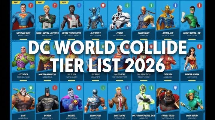 DC World Collide Tier List [May 2026 ] The best Heroes updated. | AxeeTech