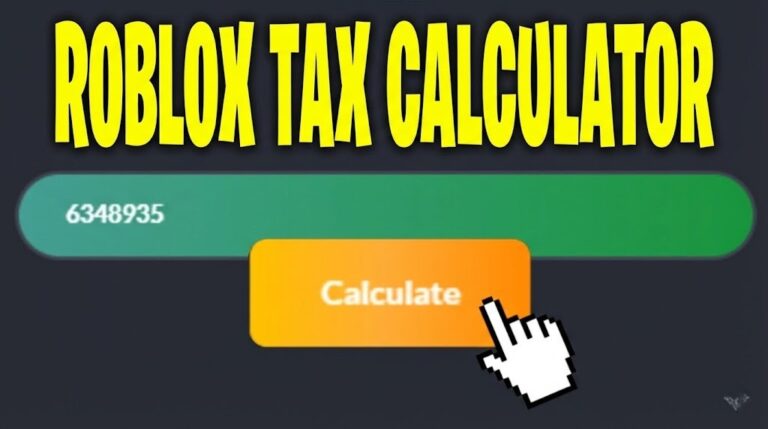 Roblox Tax Calculator to Calculate Robux Tax in January 2026 | AxeeTech