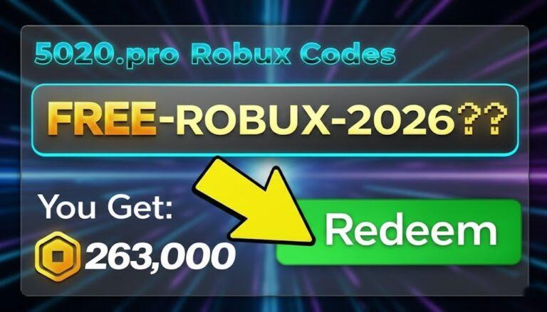 5020.pro Free Robux Codes: The Truth Revealed in 2026 | AxeeTech