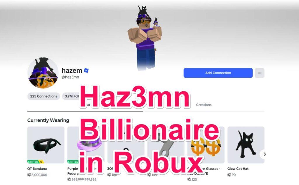 How Much Robux Does Hazem Really Have? The Richest Roblox Developers ...