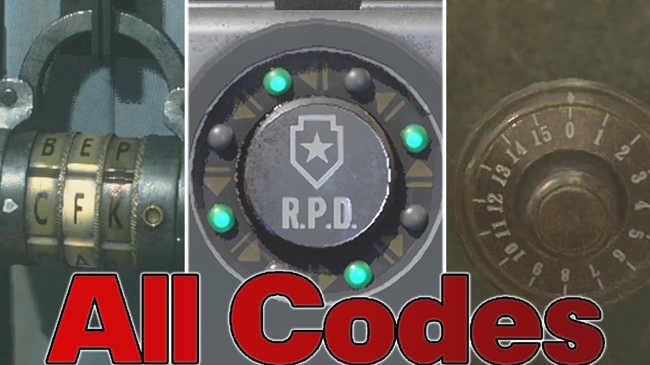 RE2 Remake Safe Codes [Resident Evil 2] | AxeeTech