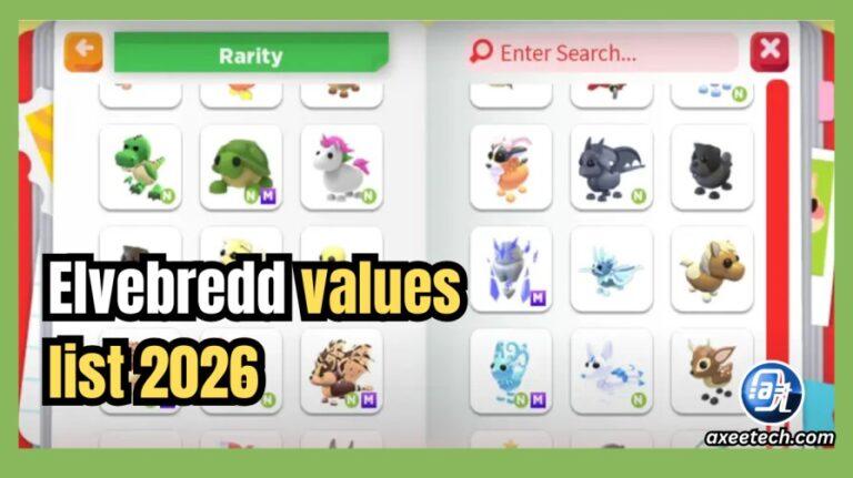Elvebredd Values List (2026): Complete Adopt Me Pet Value Chart | AxeeTech