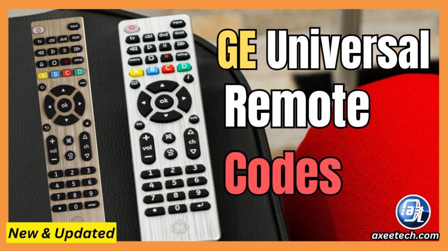 GE Universal Remote Codes: Complete List for All Brands + Full ...