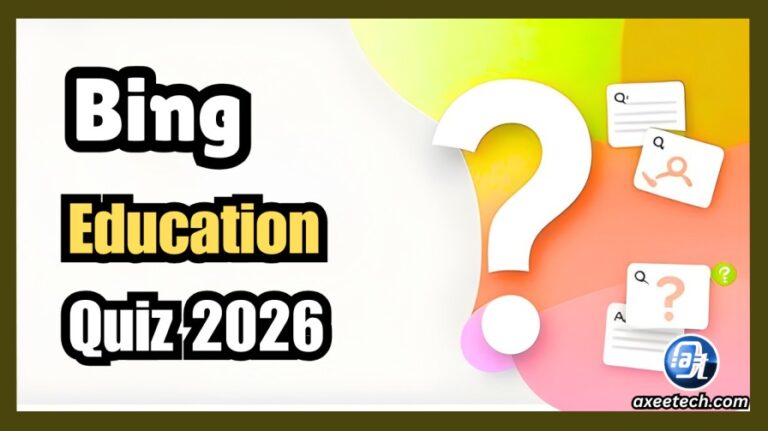 Bing Education Quiz: 2026 Answers, Playable Practice Quiz, and ...