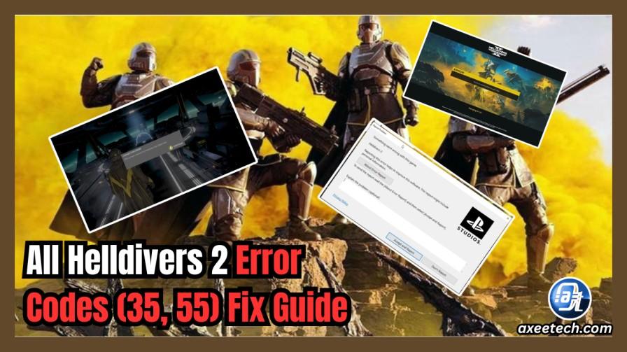 All Helldivers 2 Error Codes (35, 55) : Complete Fix Guide for PC, PS5 ...