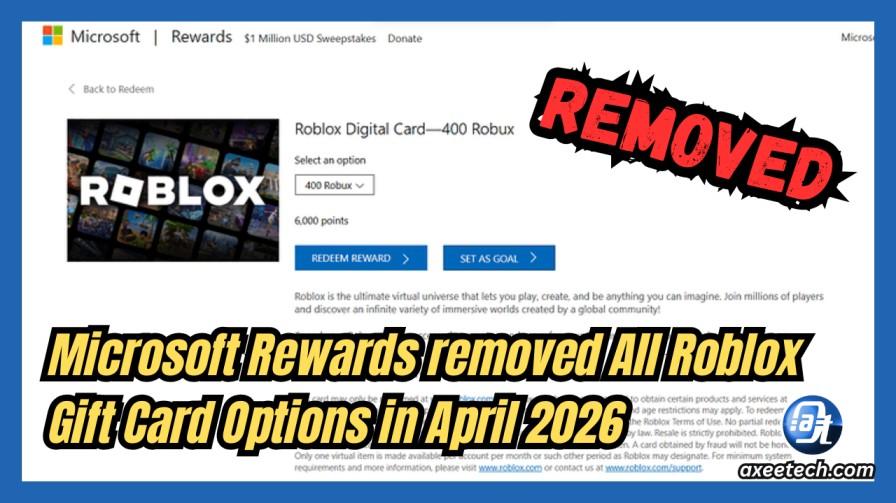 Microsoft Rewards removed All Roblox Gift Card Options in April 2026 ...