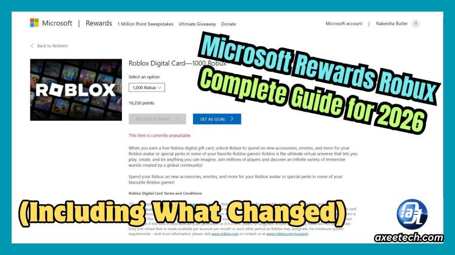 Microsoft Rewards Robux: Complete Guide for 2026 (Including What ...