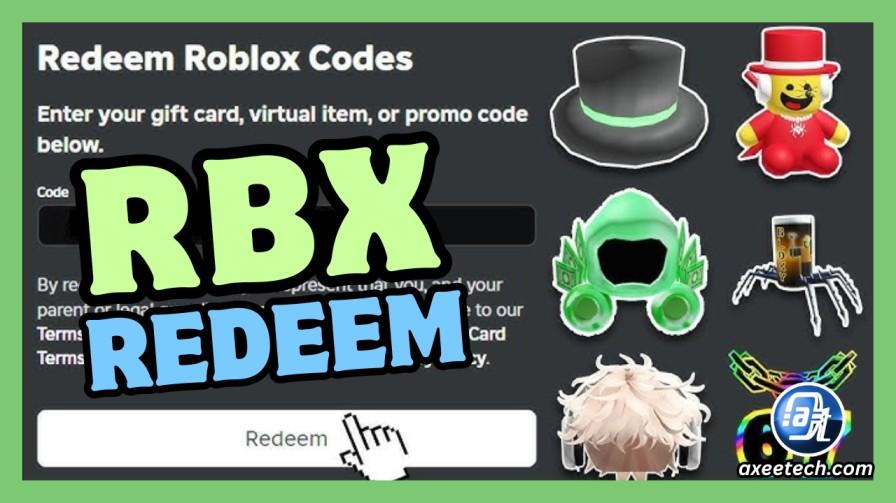 RBX Redeem: What Is RBX and How to Redeem It on Roblox (2026) | AxeeTech