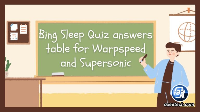 Bing Sleep Quiz: 2026 Answers, How to Play, and Microsoft Rewards ...