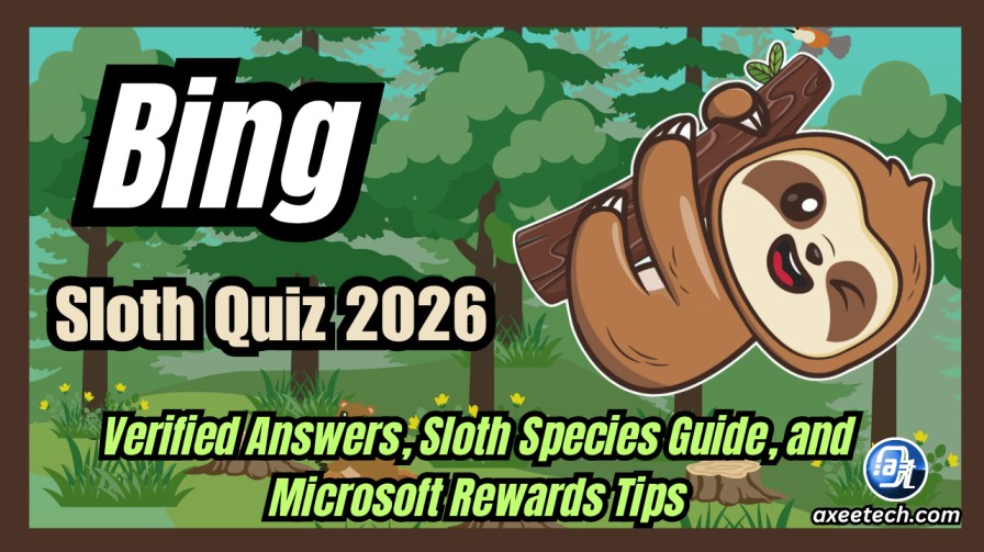 Bing Sloth Quiz: 2026 Verified Answers, Sloth Species Guide, and ...