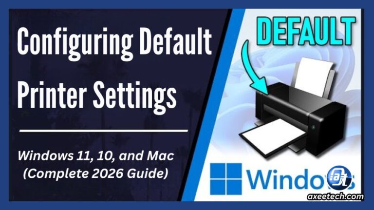 Configuring Default Printer Settings: Full Guide (2026) | AxeeTech