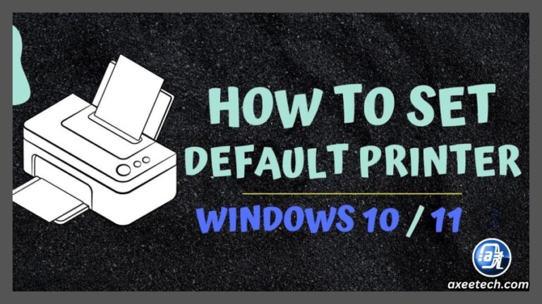 Set Your Preferred Default Printer in Windows 11-10 in June 2026: 6 ...