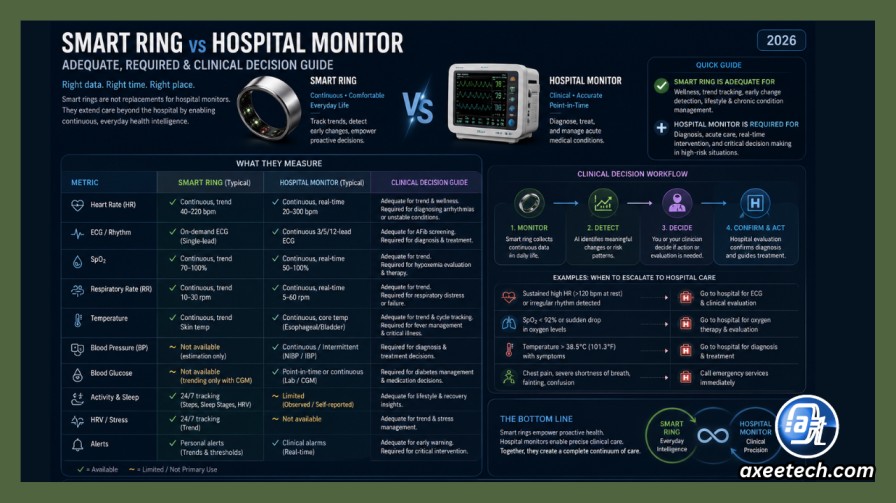 Smart Ring vs. Hospital Monitor: Which 2026 Wearables Offer Medical ...